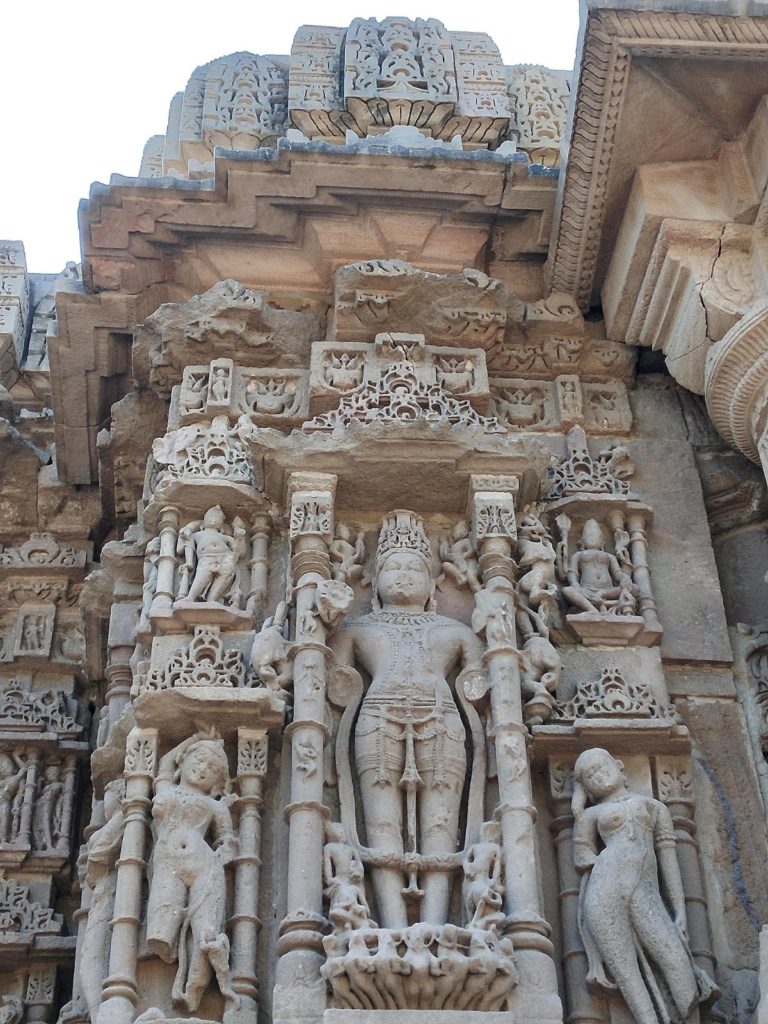 Modhera Sun Temple which is situated on the banks of river Pushpavati