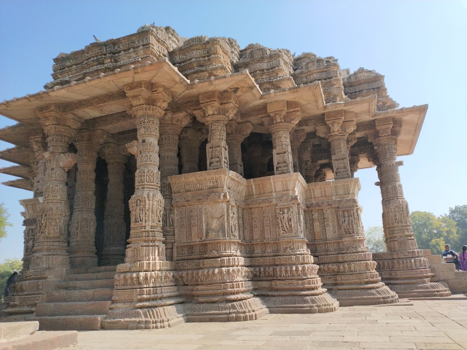 The Sun Shines at the Modhera Temple in Gujarat