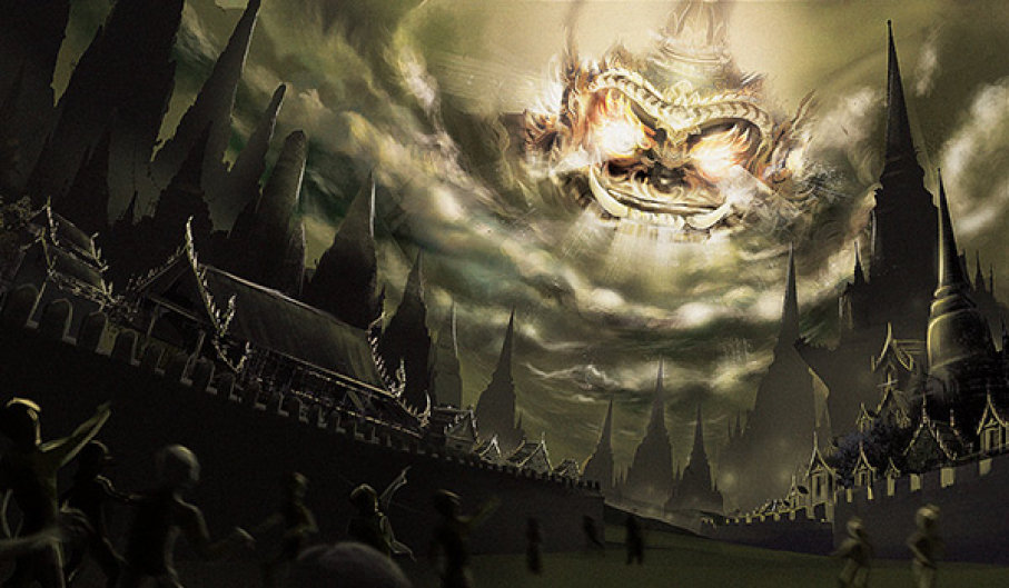 Rahu is a fictitious graha and is the North Node of the Moons Orbit